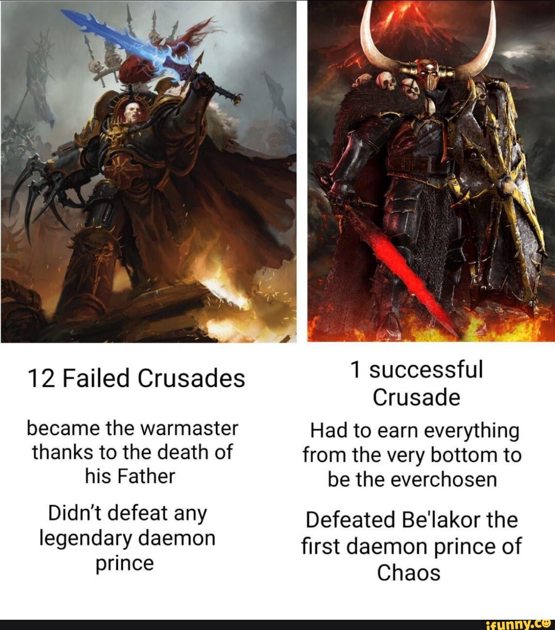 12 Failed Crusades became the warmaster thanks to the death of his ...