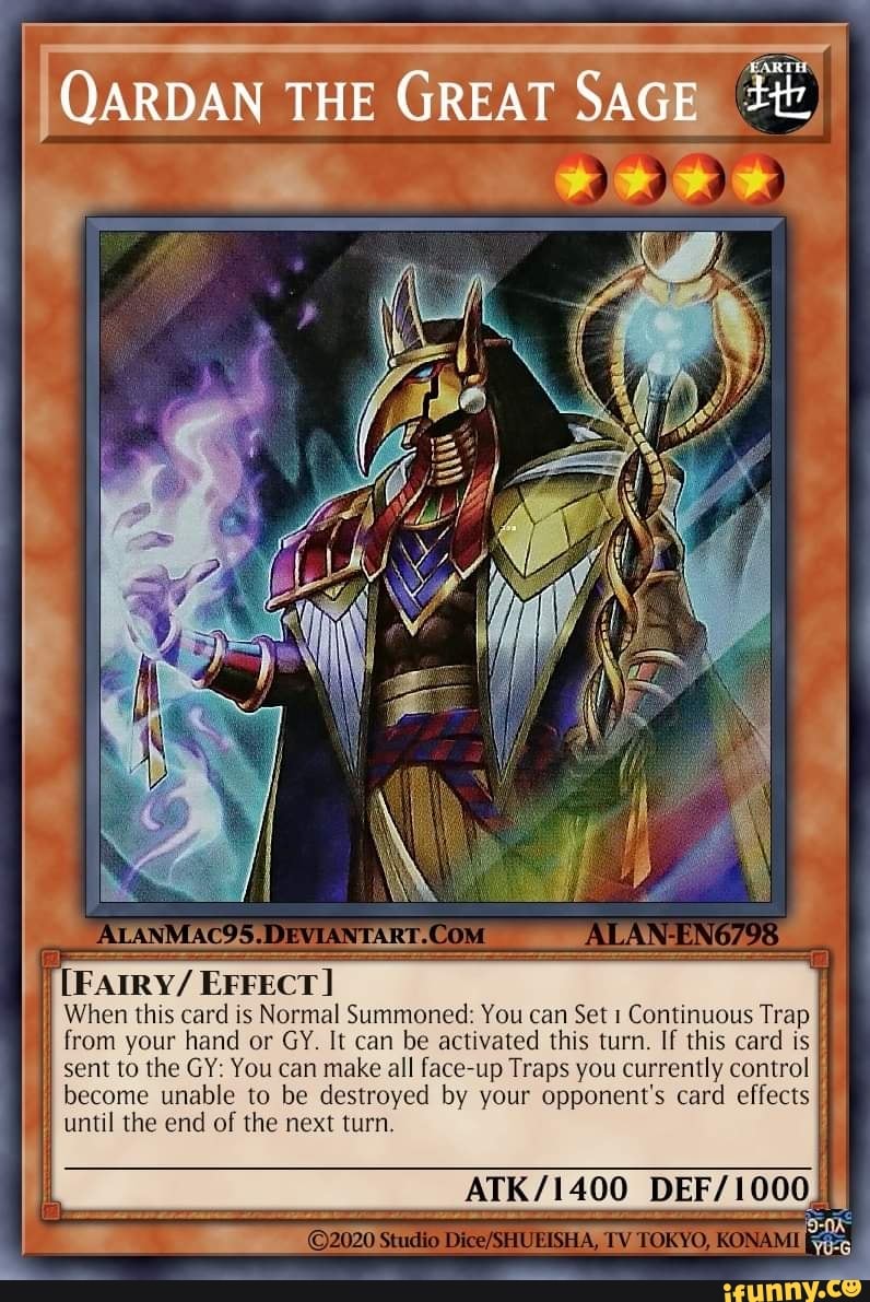 QARDAN THE GREAT SAGE I ALANMAC95. DEVIAN FAIRY/ EFFECT] II When this ...