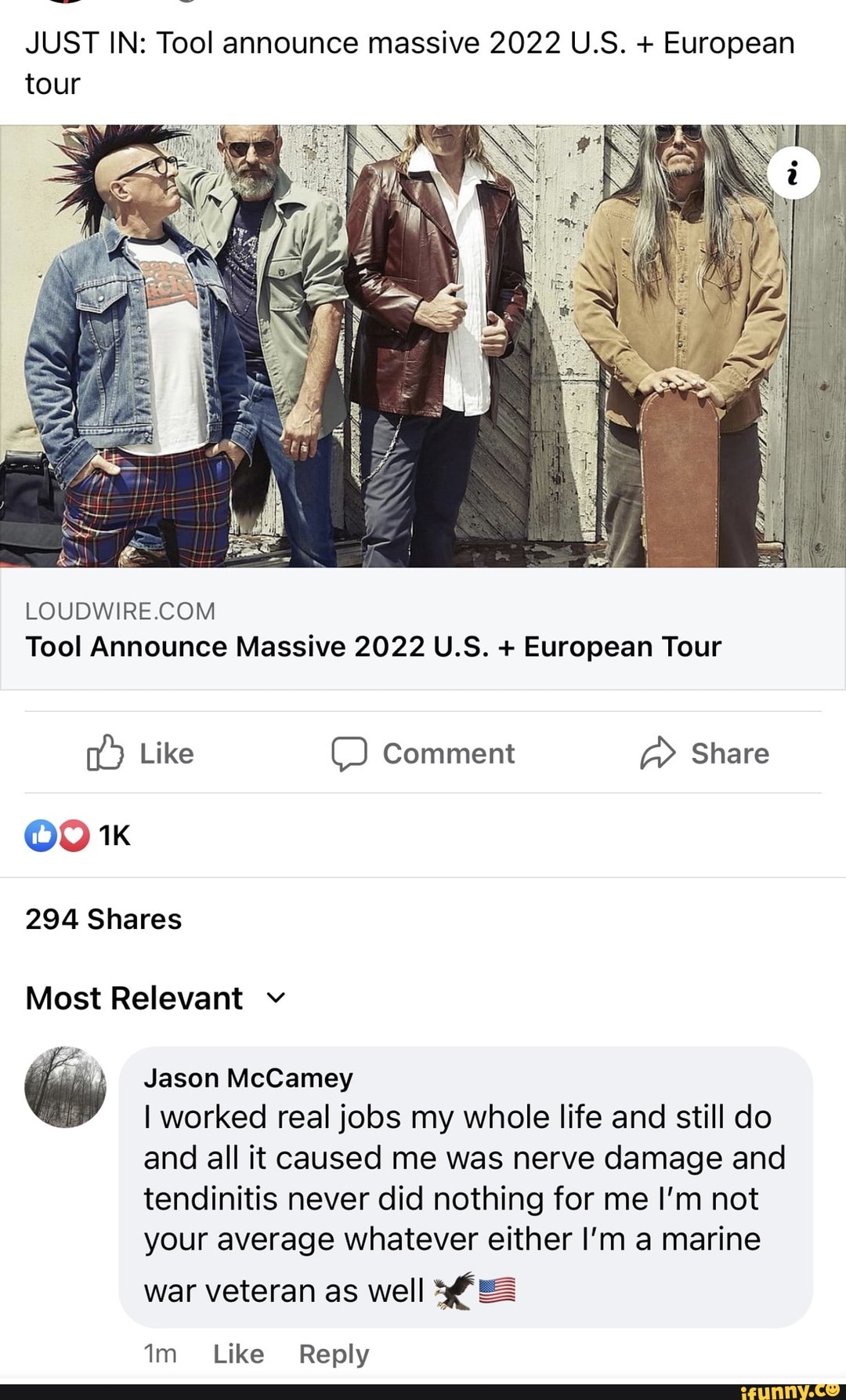 JUST IN: Tool announce massive 2022 U.S. + European tour dd Tool ...