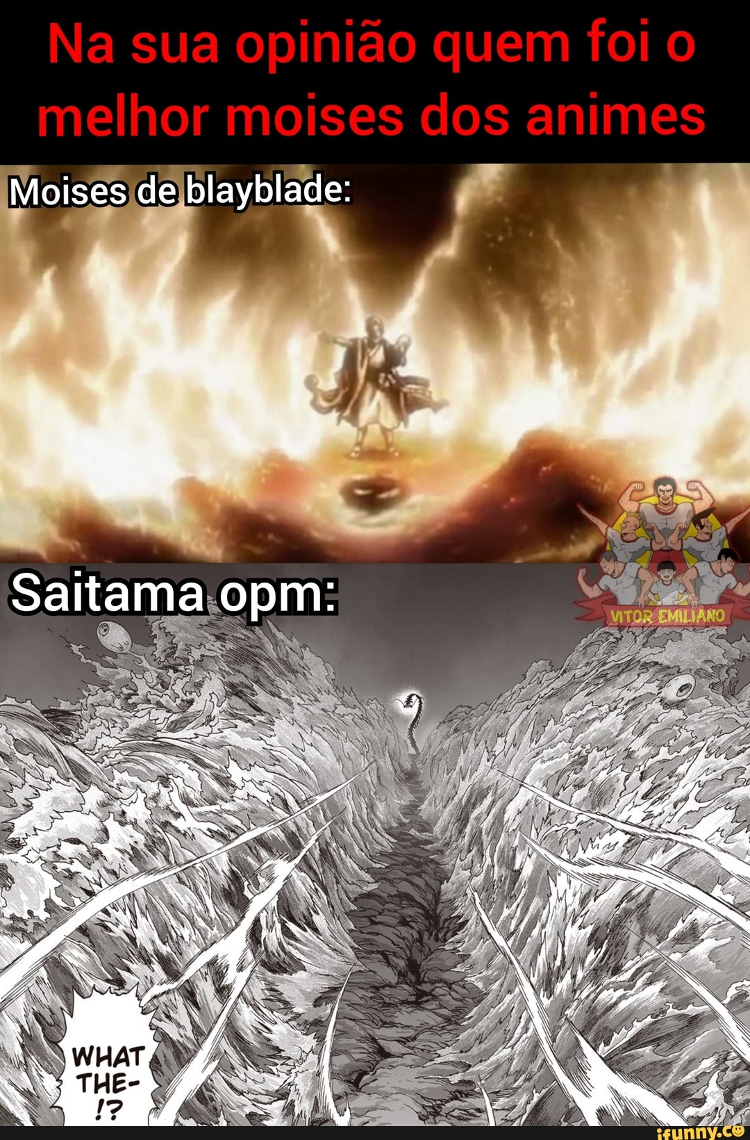 Na sua opinião quem foi o melhor moises dos animes Mois - iFunny Brazil