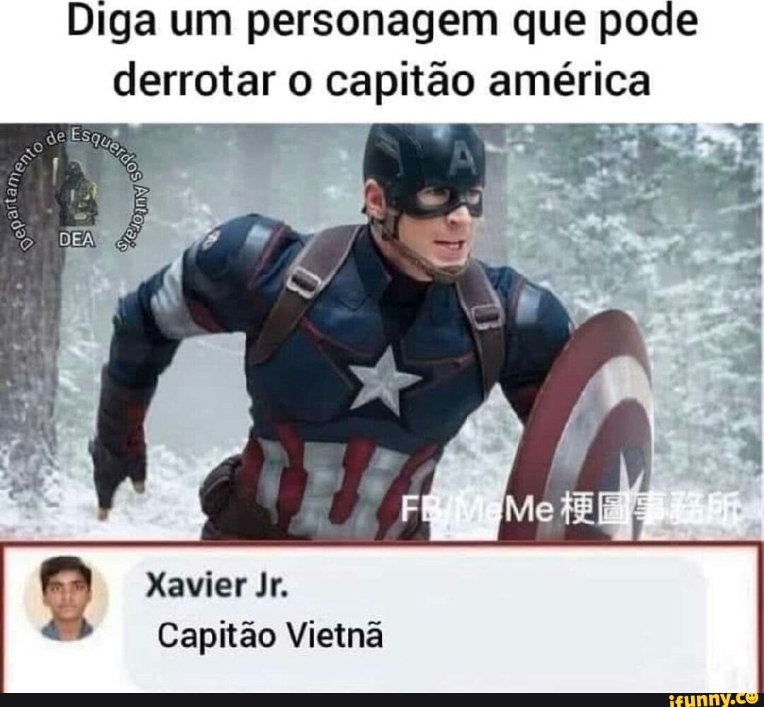 Diga um personagem que pode derrotar o capitão américa Xavier Jr ...