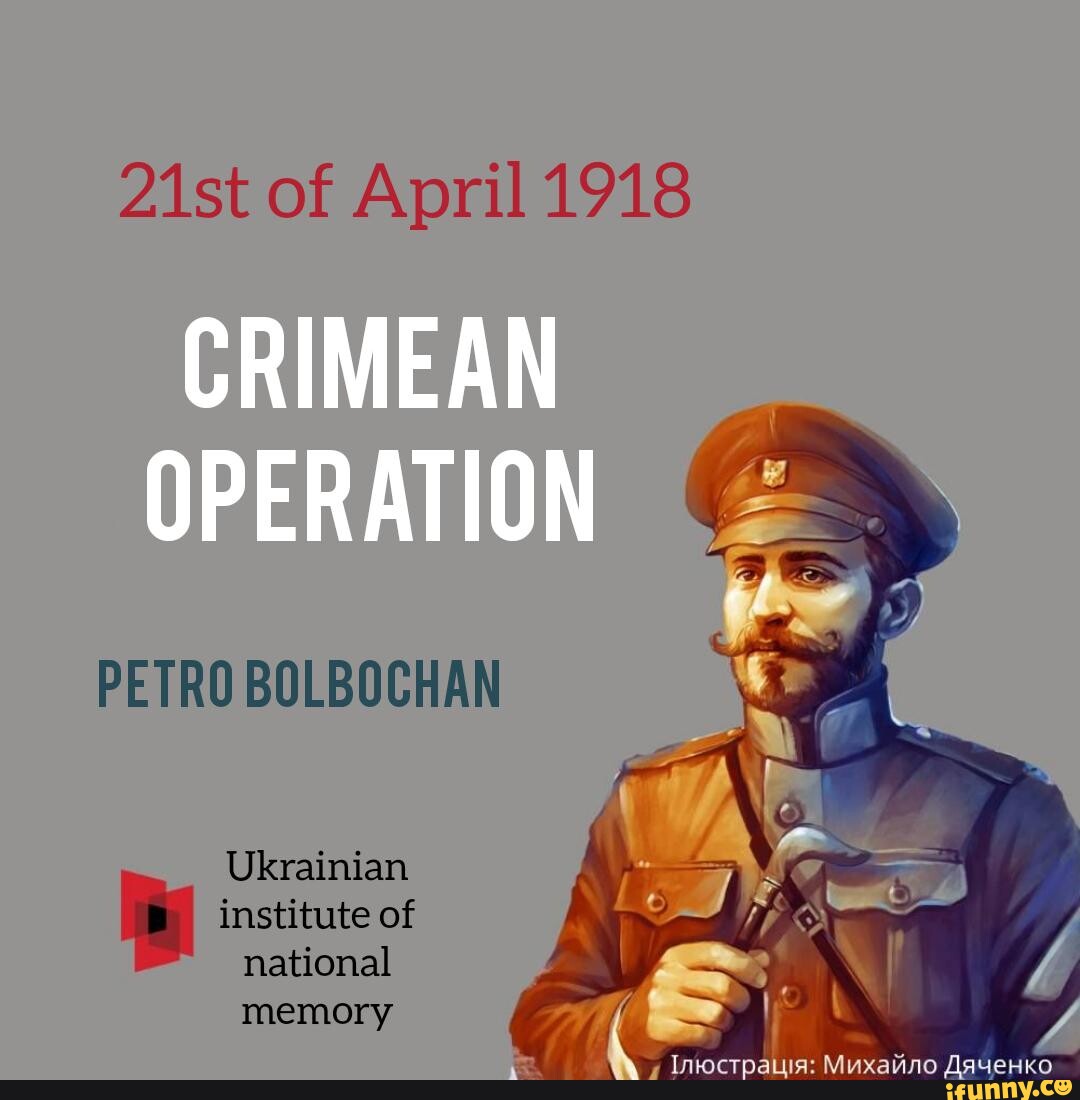 105 years ago in 21st April of 1918 a succeful offensive on Crimea by ...