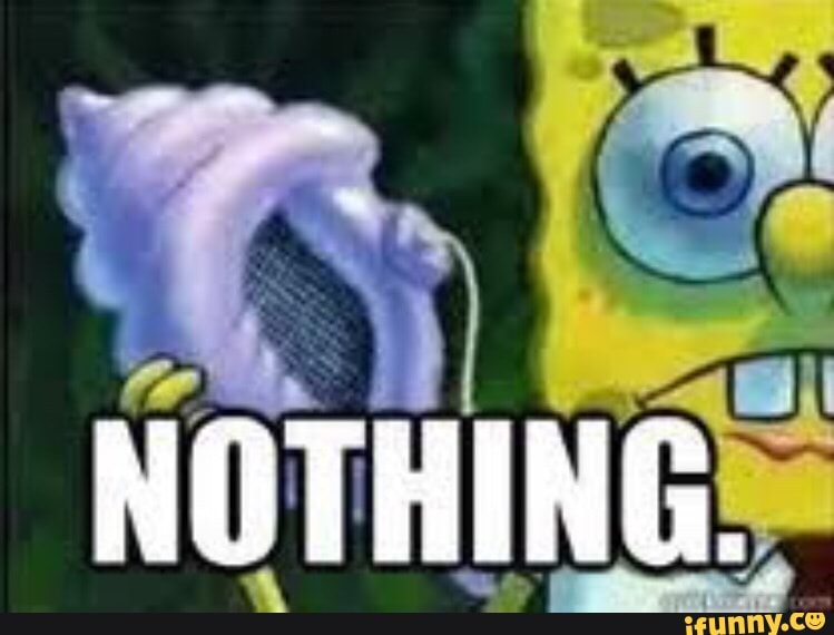 Spongebob Magic Conch Nothing