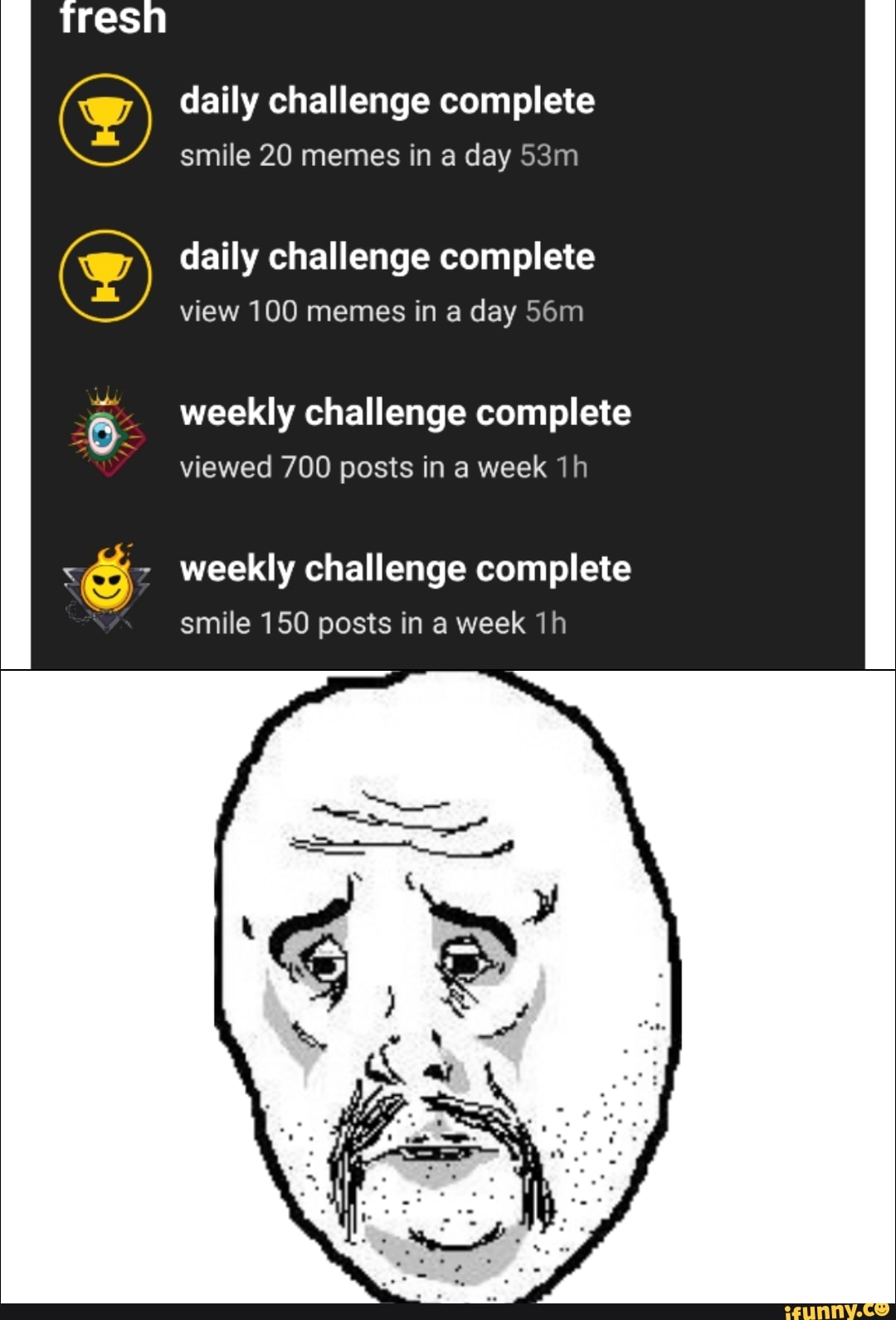 Challenge Completed Meme