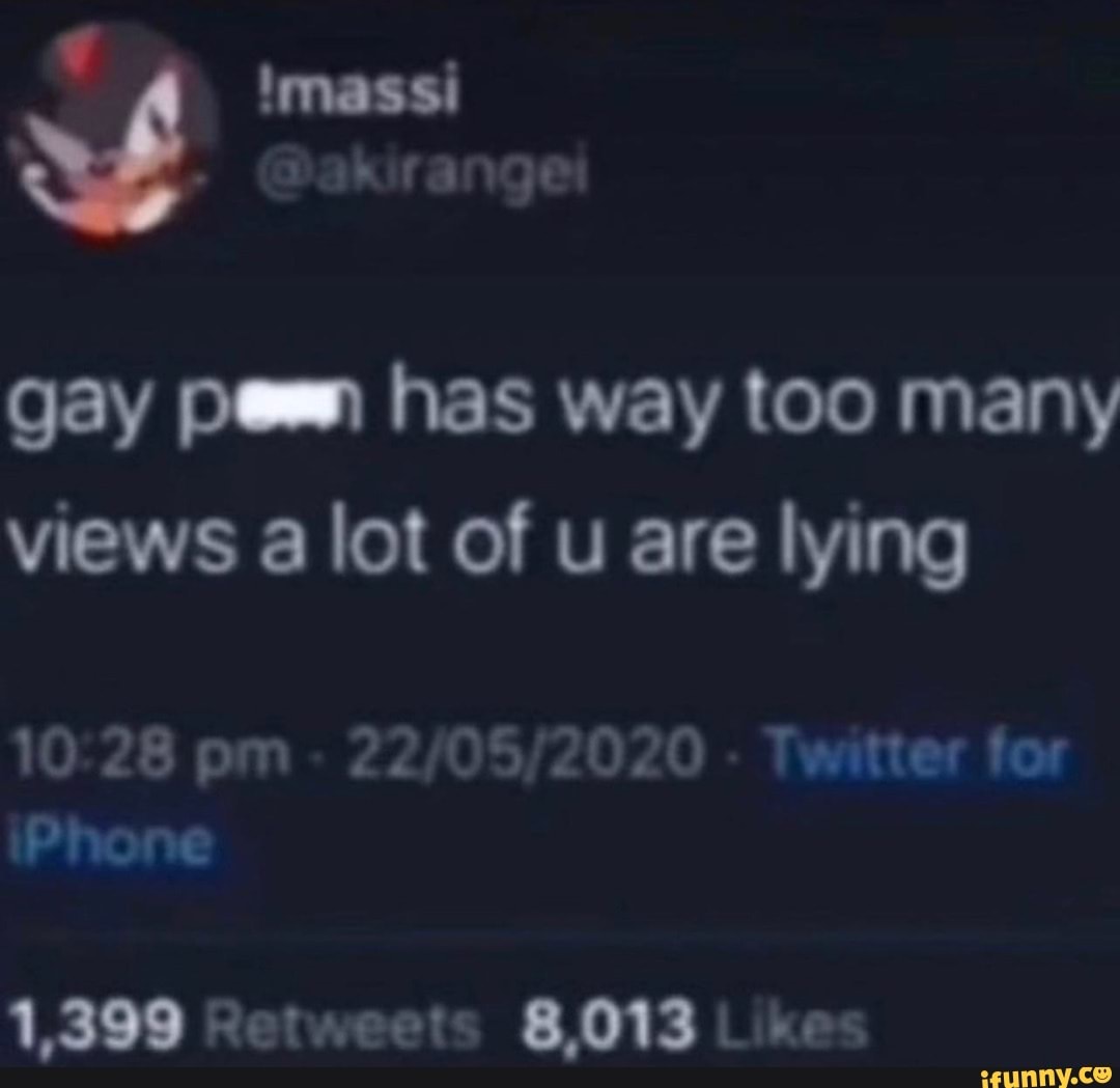Imassi gay pem has way too many views a lot of u are lying 10 pm - Twitter for iPhone 1,399 ...