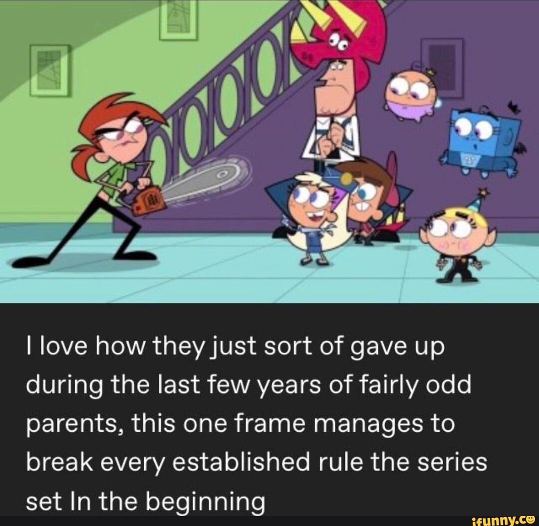 I love how they just sort of gave up during the last few years of ...