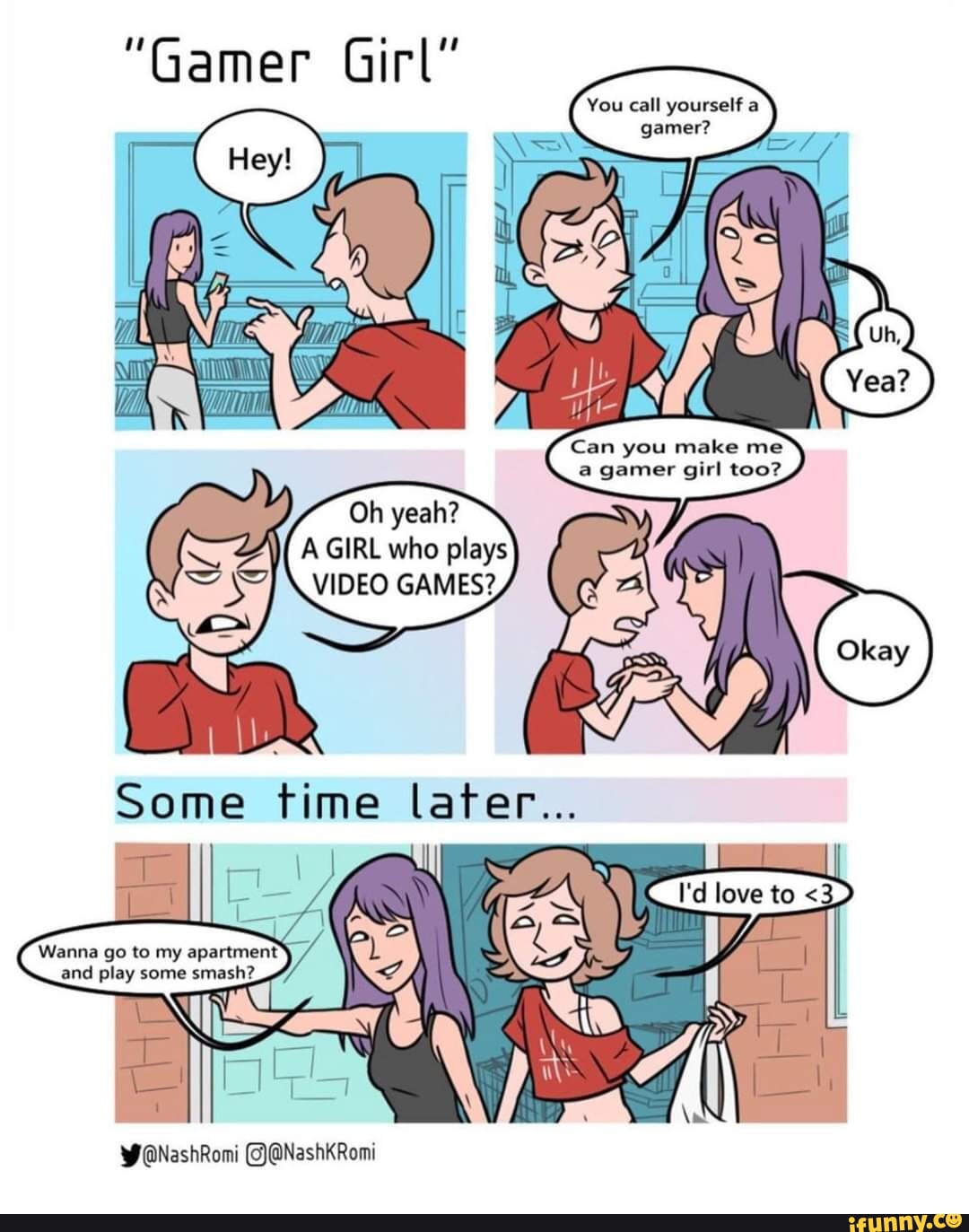 Gamer Girls Expectation Vs Reality