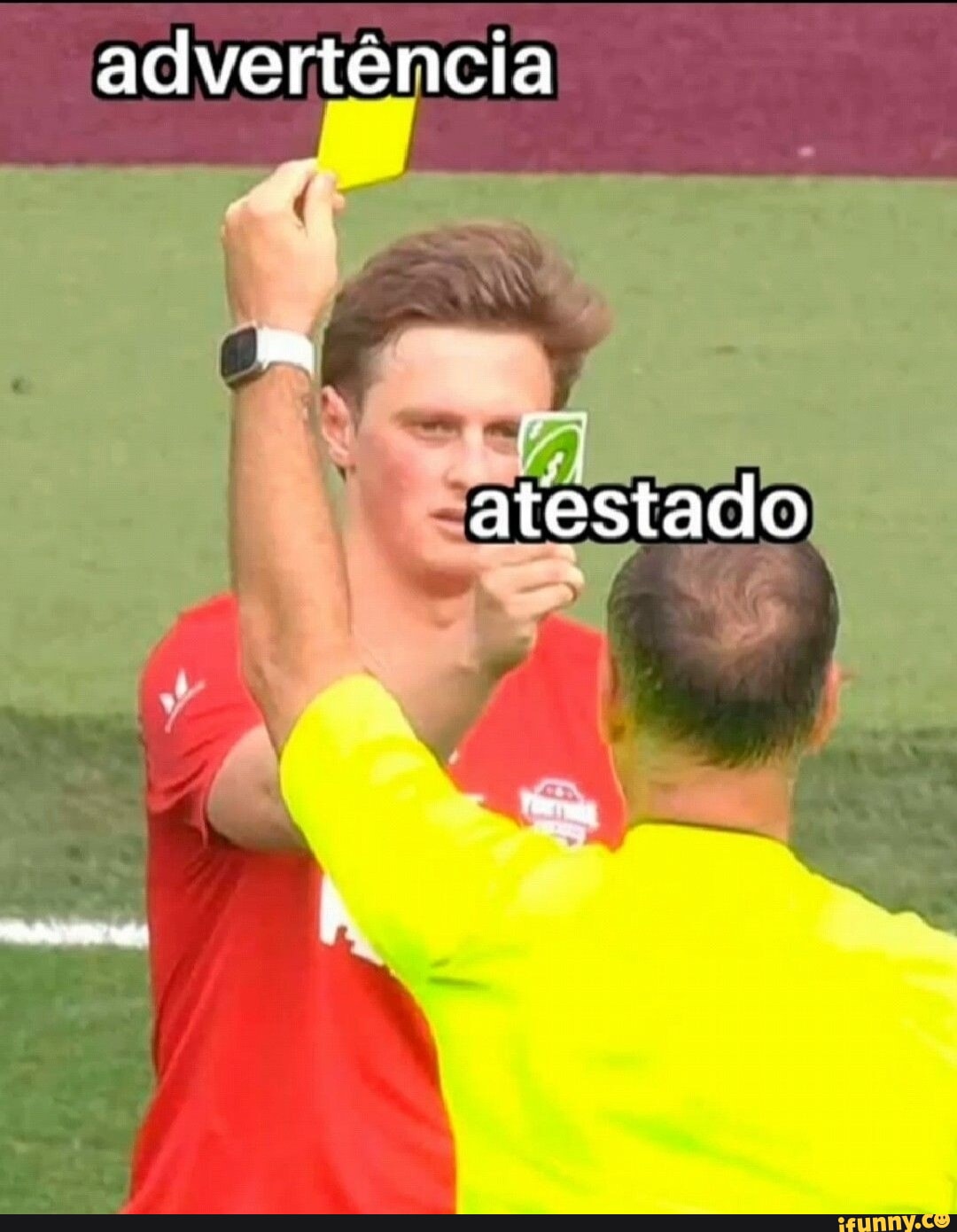 Advertência po: atestado - iFunny Brazil