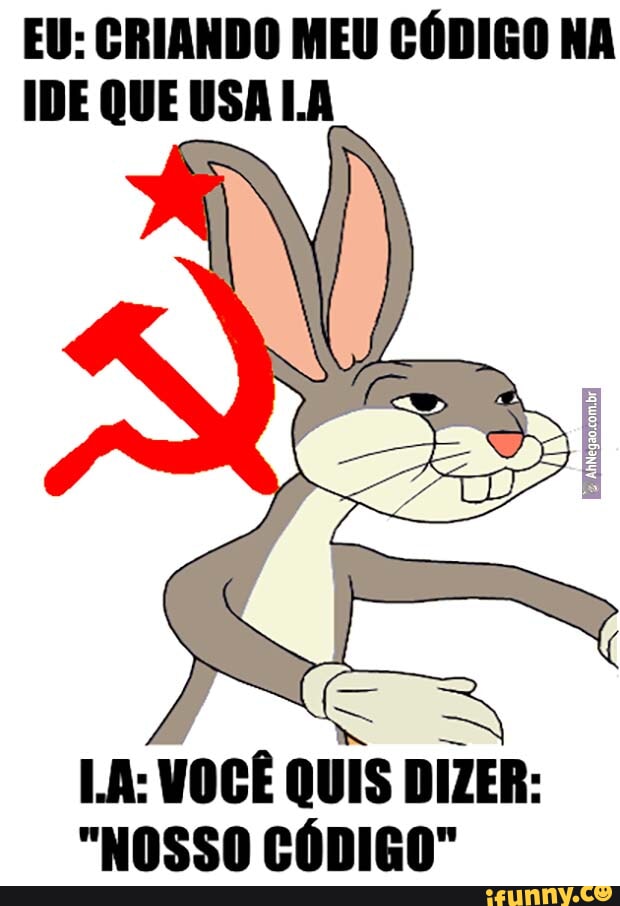 EU: CRIANDO MEU CÓDIGO NA IDE QUE USA LA LA: VOCÊ QUIS DIZER: "NOSSO ...