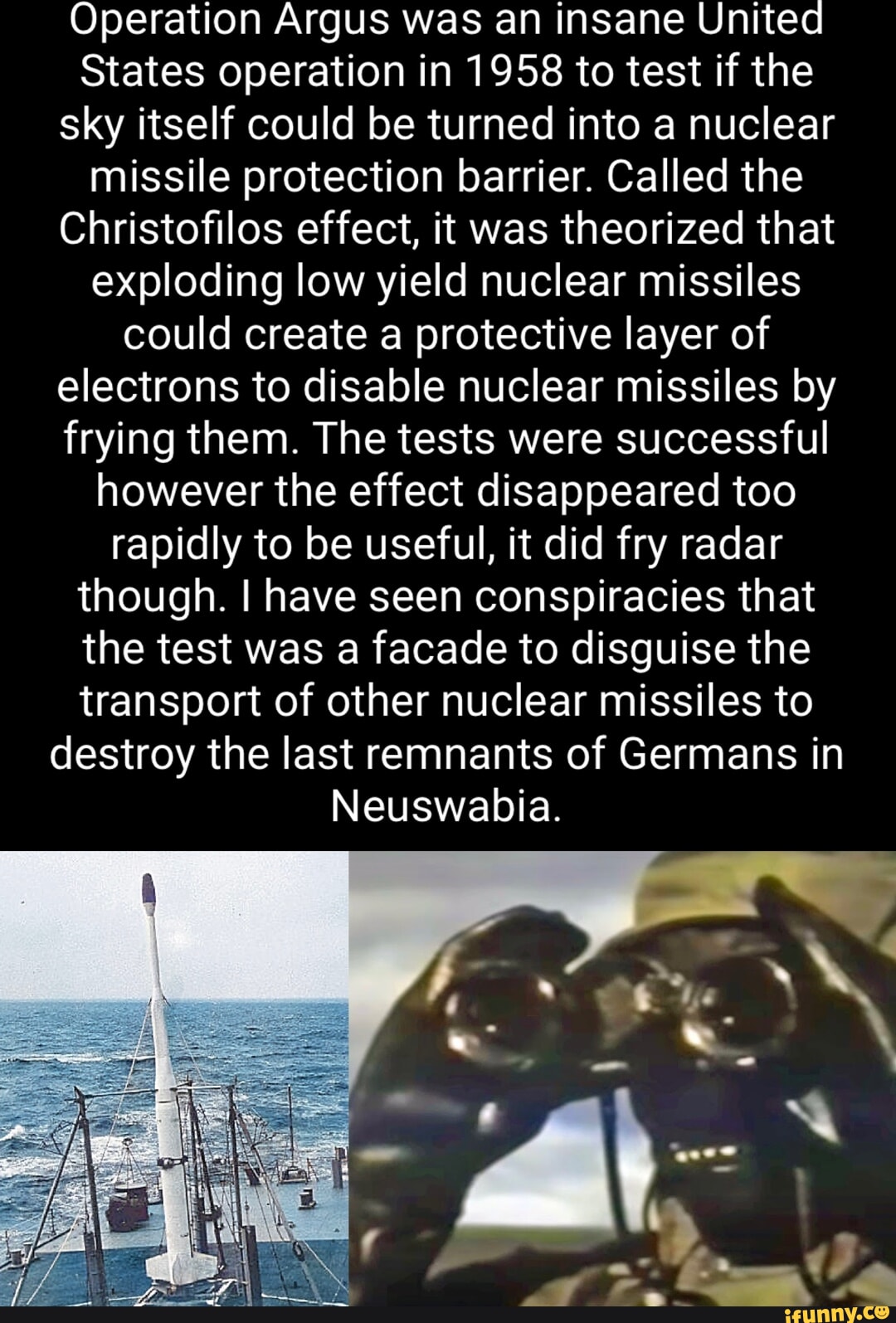 Operation Argus was an insane United States operation in 1958 to test ...