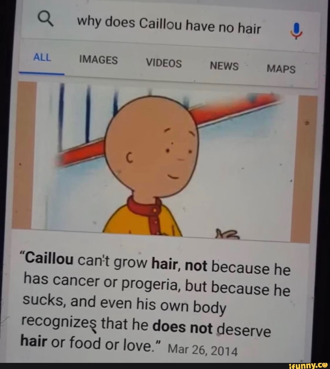 Caillou Cancer Meme