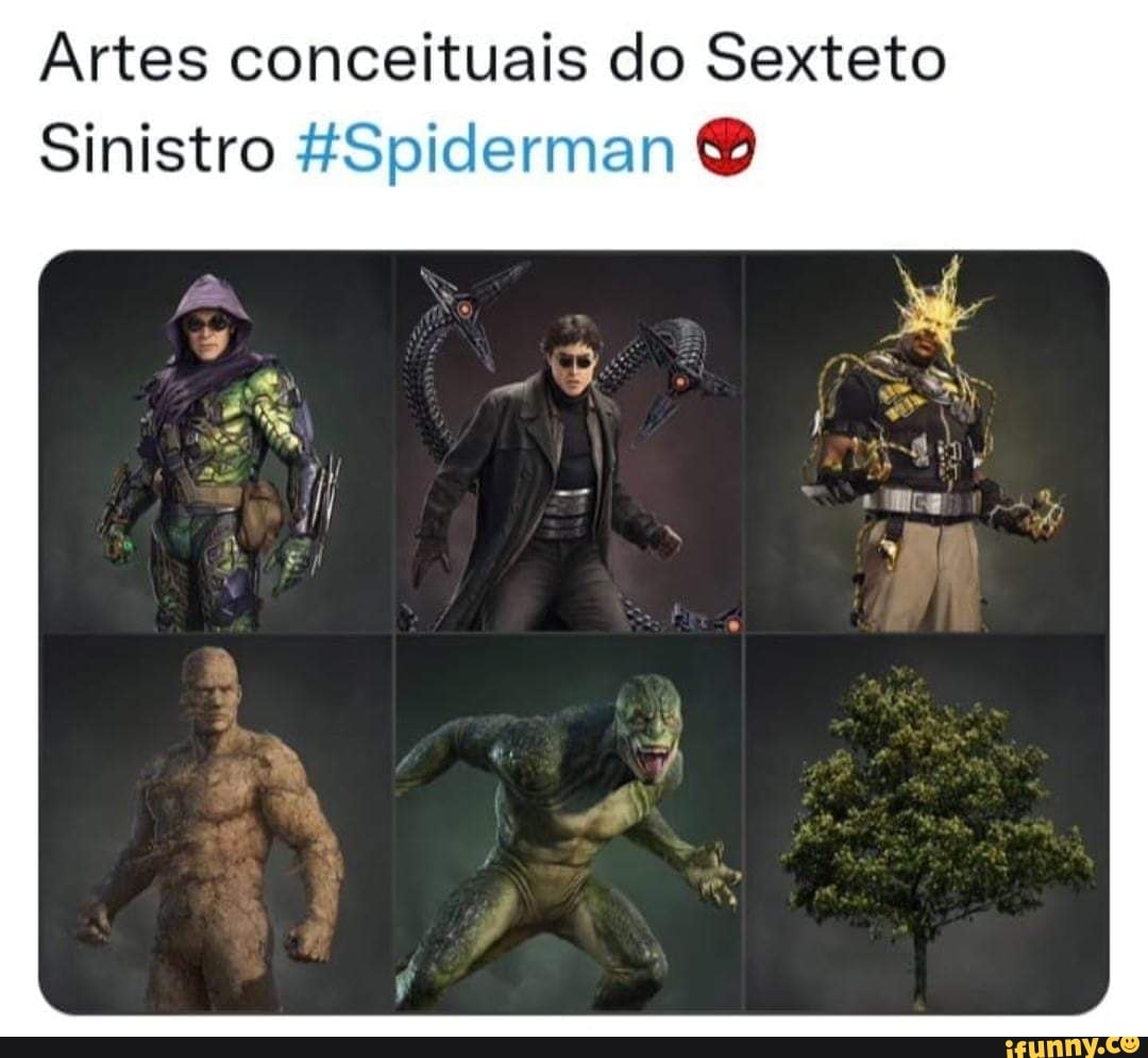 Artes conceituais do Sexteto Sinistro - iFunny Brazil