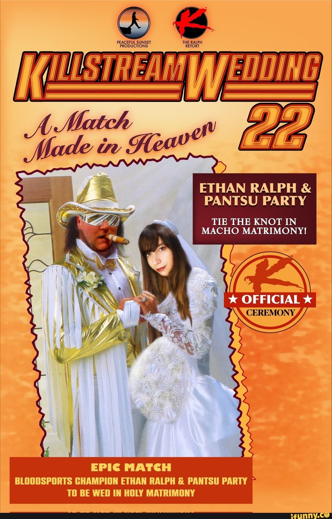 PEACEFUL SUNSET THE RALPH RETORT ETHAN RALPH & PANTSU PARTY TIE THE ...