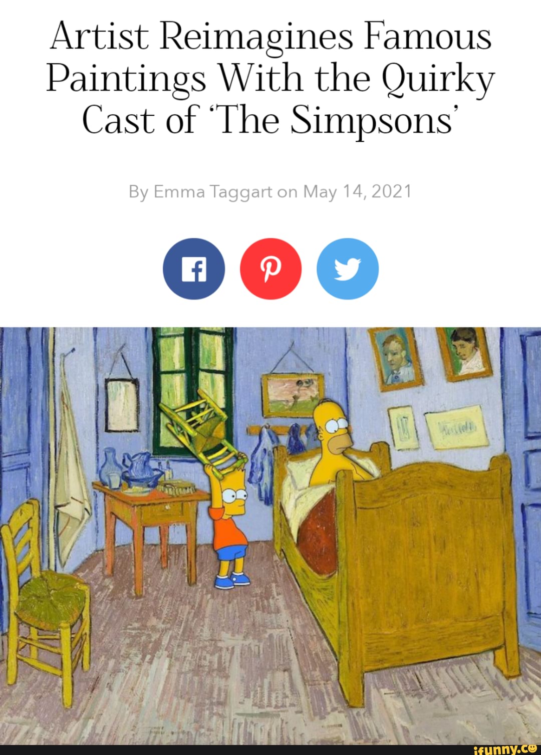 Artwork so cromulent it embiggened my soul - Artist Reimagines Famous ...