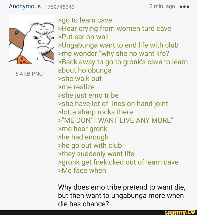 Anonymous 769745343 2min. ago coo 6.4 kB PNG >go to learn cave >Hear ...