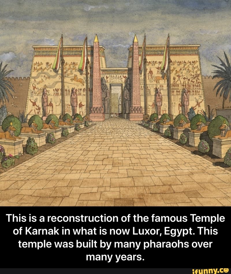 Temple Of Karnak Reconstruction