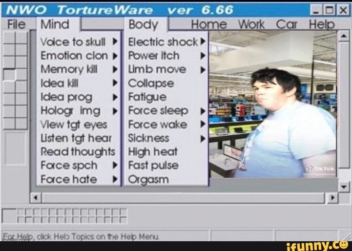 NWO TortureWare ver 6.66 File Voice to skull Electric shock> Emotion ...