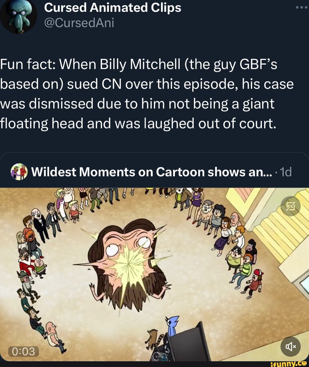 Cursed Animated Clips Fun fact: When Billy Mitchell (the guy GBF's ...