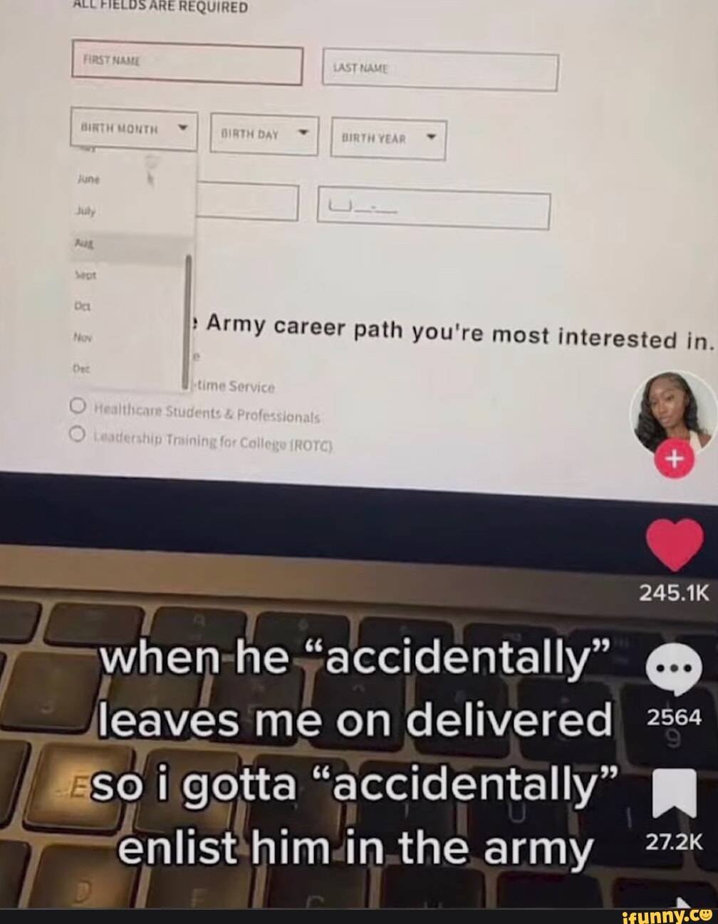 ALL FIELUS ARE REQUIRED : Army career path you're most interested in ...