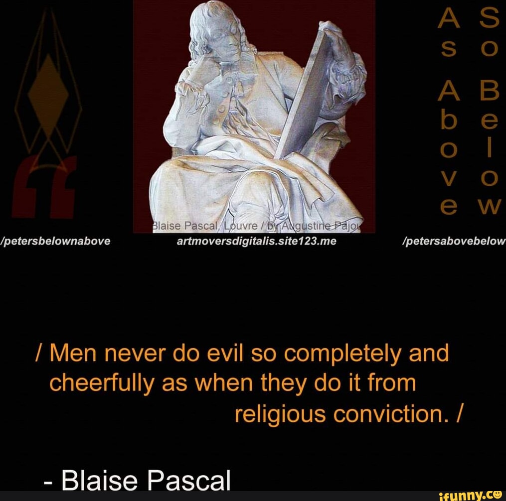 Blaise Pascal Quotes About Math