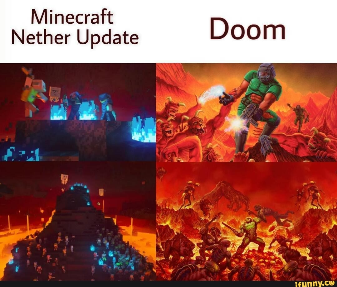 Minecraft Nether Update - iFunny Brazil