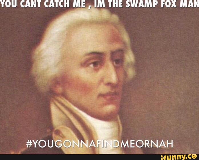 YOU CANT CATCH ME IM THE SWAMP FOX MAN ##YOUGONNAFINDMEORNAH - iFunny ...