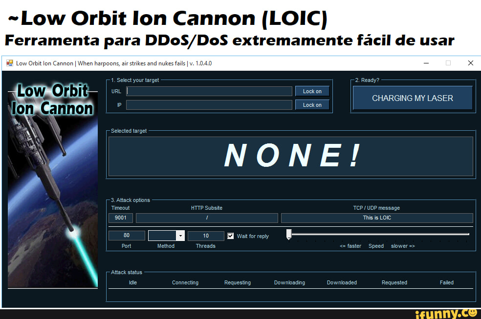 Low Orbit Ion Cannon Gif