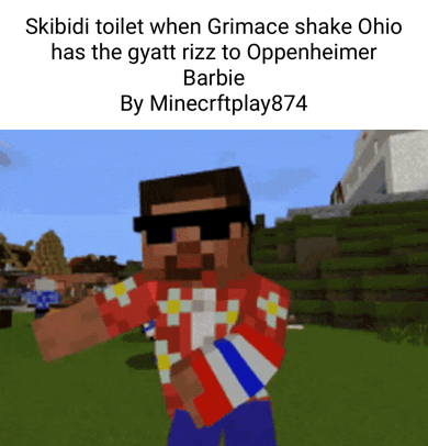 Skibidi toilet when Grimace shake Ohio has the gyatt rizz to ...