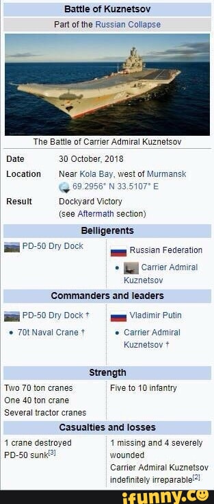 Battle of Kuznetsov Part of the Russian Collapse The Batile of Carrier ...
