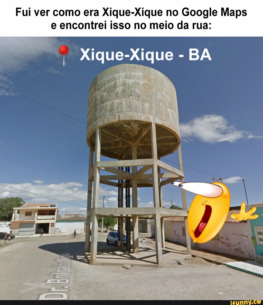Fui ver como era Xique-Xique no Google Maps e encontrei isso no meio da ...