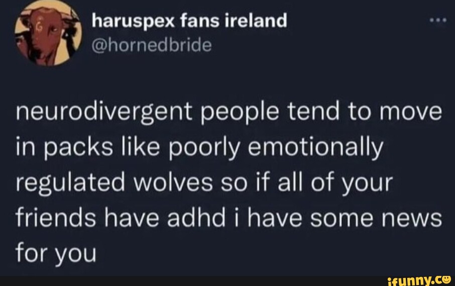 Haruspex fans ireland BY @hornedbride neurodivergent people tend to ...