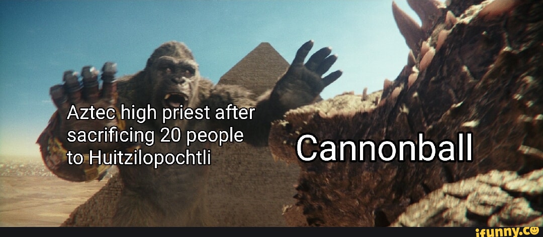 Aztec high priest after sacrificing 20 people to Huitzilopochtli ...