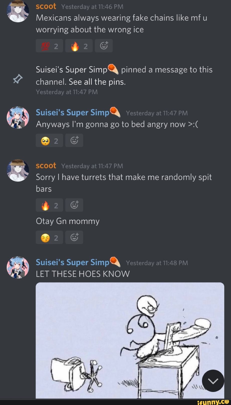 Scoot Mexicans always wearing fake chains like mf u worrying about the ...