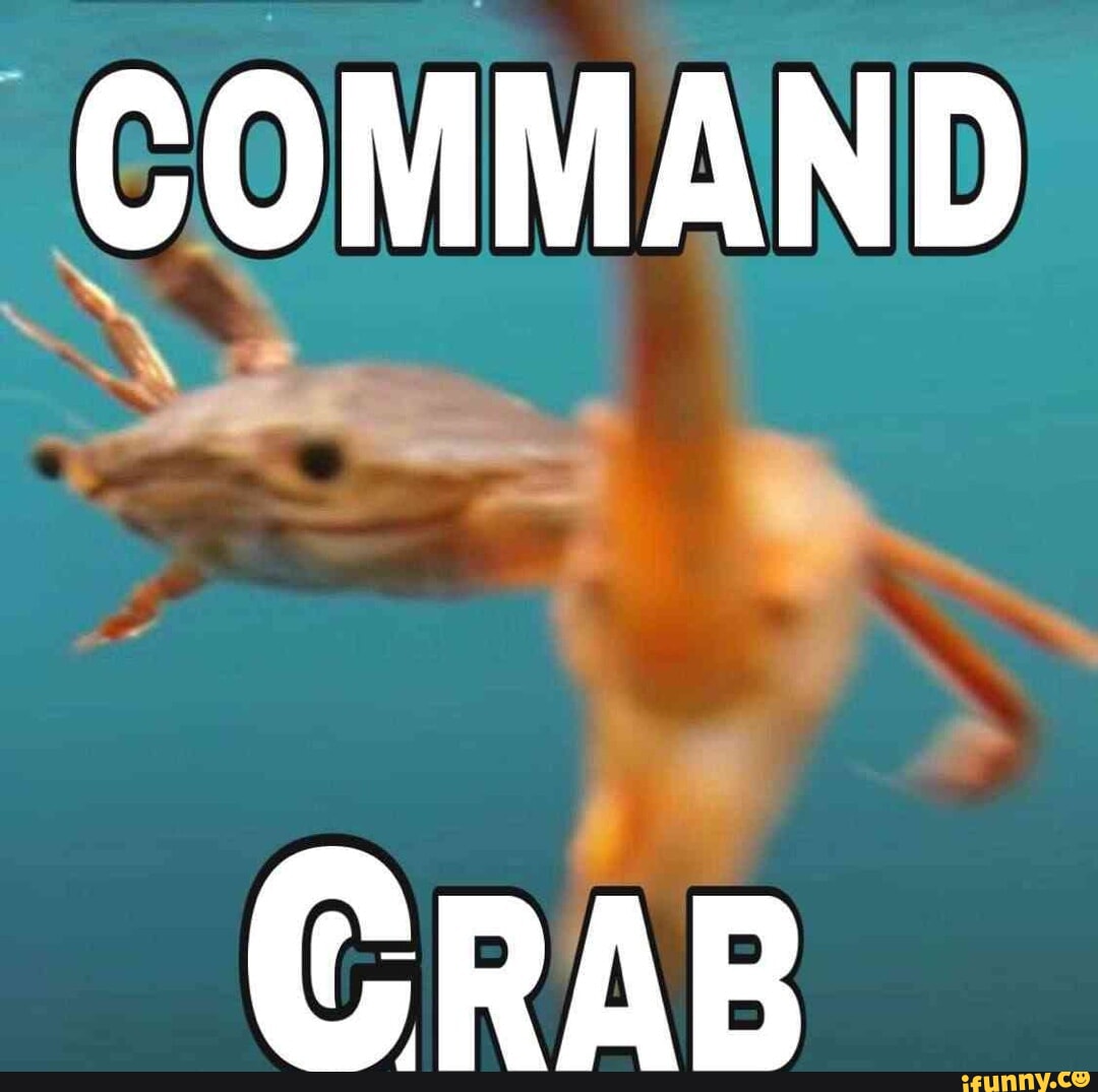 COMMAND CRAB - iFunny Brazil