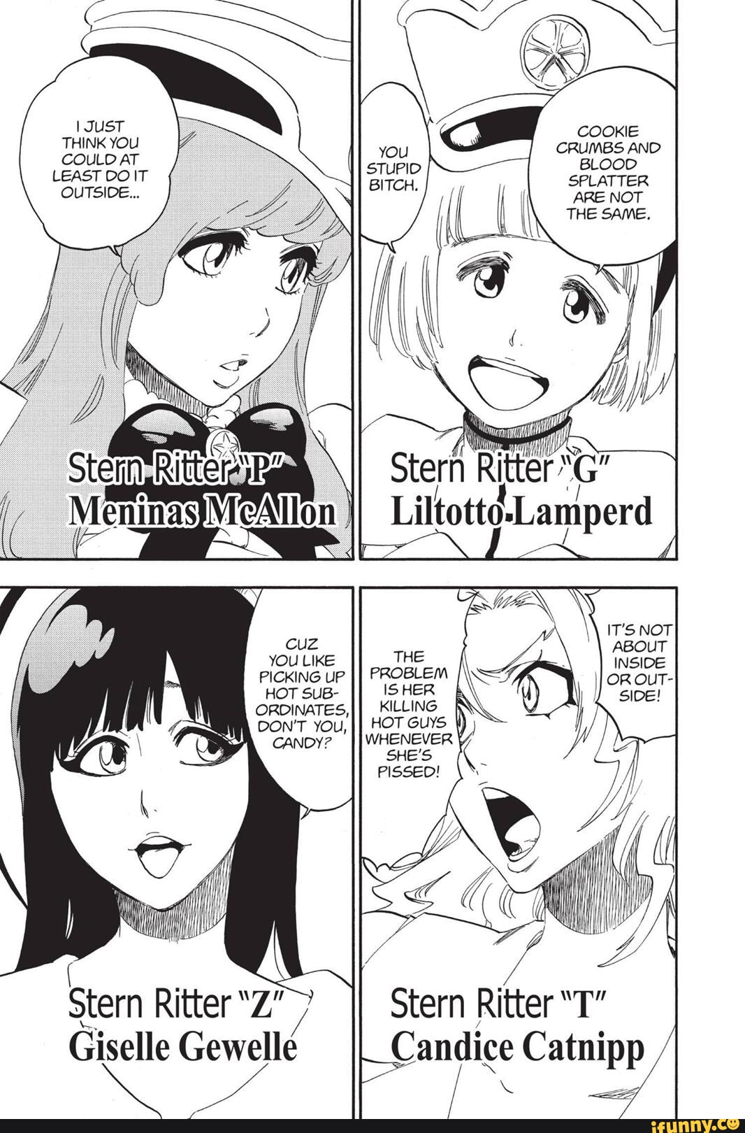 I JUST COOKIE THINK YOU CRUMBS AND BLOOD LEAST IT OUTSICE... SPLATTER ...