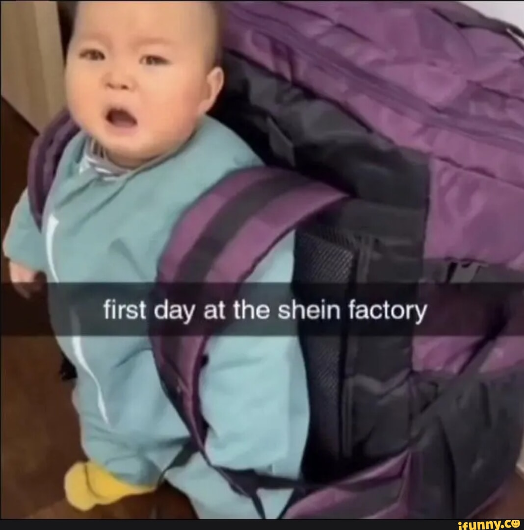 First day at the shein factory Y os - iFunny Brazil