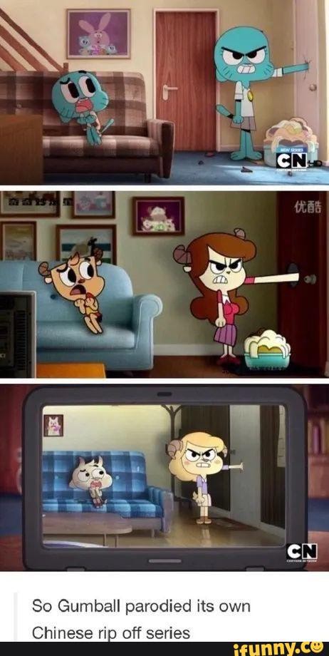 Parodying the parody - Wy A So Gumball parodied its own - iFunny Brazil