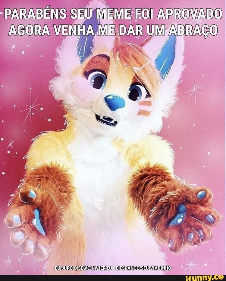 PARABÉNS SEU MEME FOI APROVADO AGORA VENHA ME DAR UM ABRAÇO EU JURO SE ...