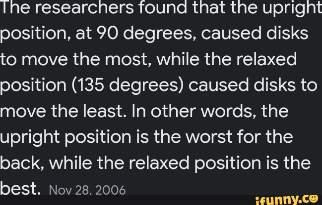 90 Degrees Position