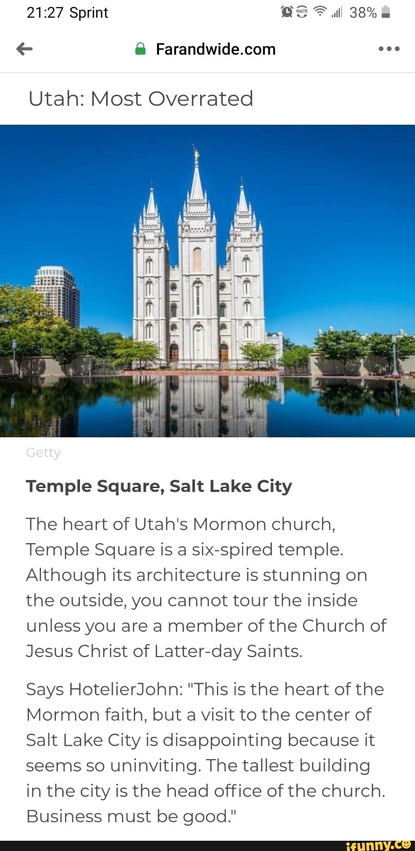 Mormon Meme Temple