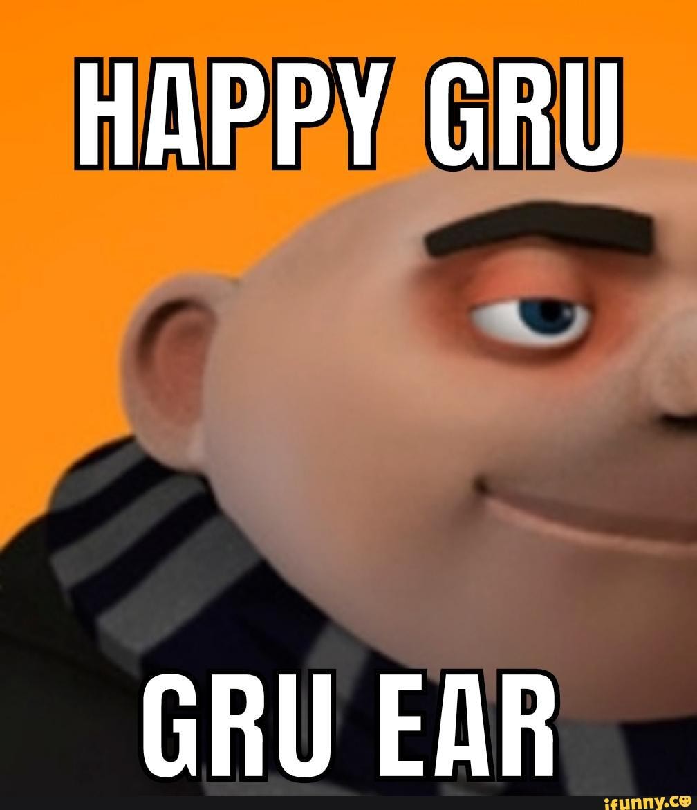 HAPPY GRU GRU EAR - iFunny Brazil