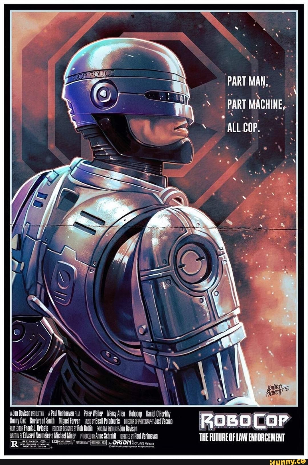 PART MAN, PART MACHINE, Adon Davison Paul Verhoeven Peer Weller Naney ...