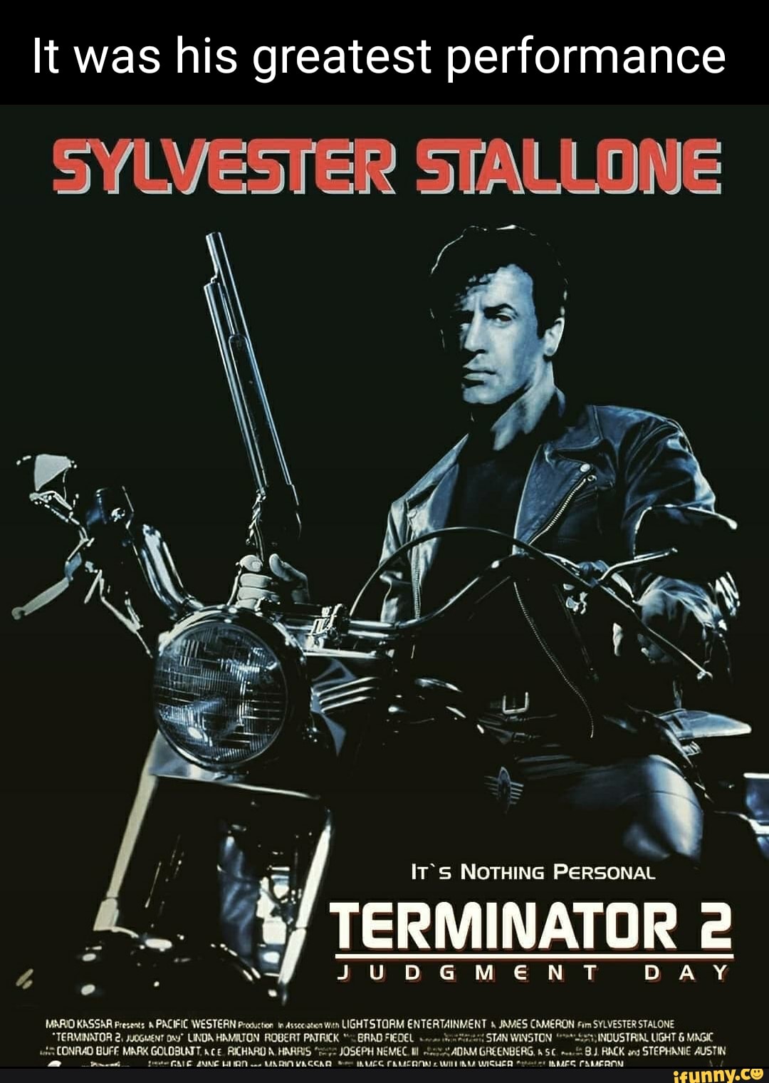 It was his greatest performance SYLVESTER STALLONE ITs NOTHING PERSONAL ...