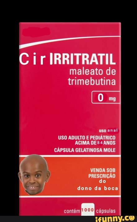 Cir IRRITRATIL maleato de trimebutina uso anal USO ADULTO E PEDIÁTRICO ...