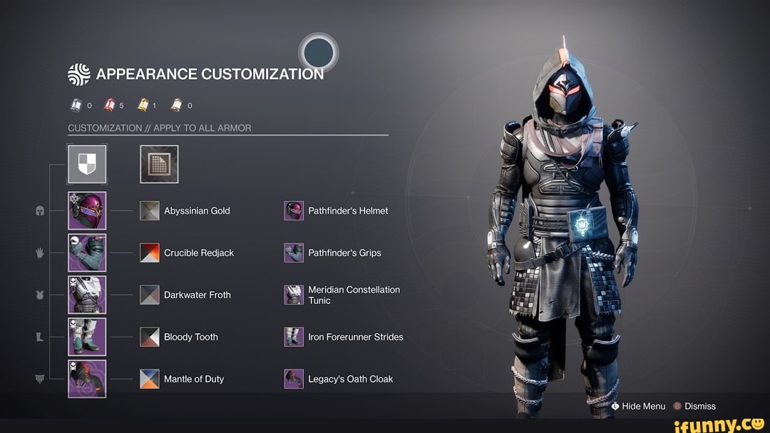 Destiny Armor Customization