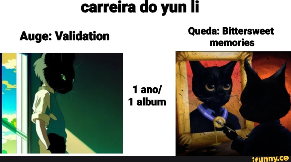 Carreira do yun li Queda: Bittersweet Auge: Validation memories 1ano/ 1 ...