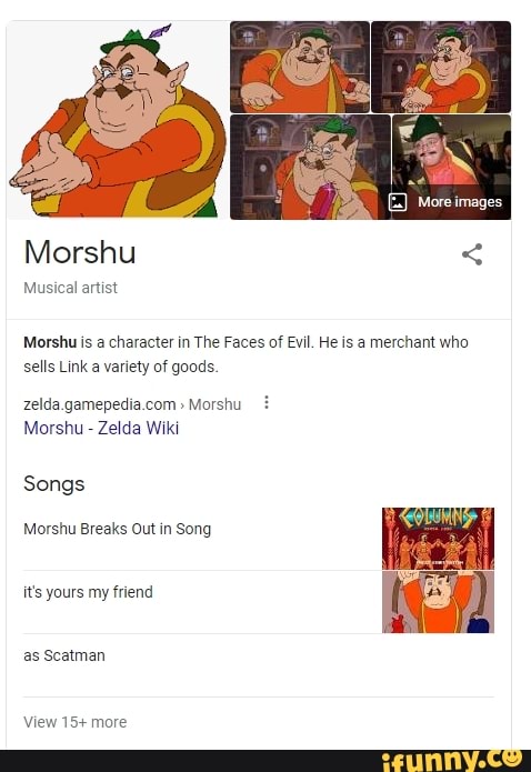 More images Morshu