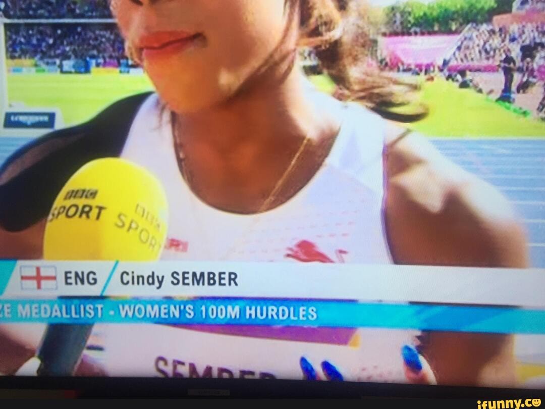 ENG / Cindy SEMBER E MEDALLIST WOMEN'S 100M HURDLES - iFunny Brazil