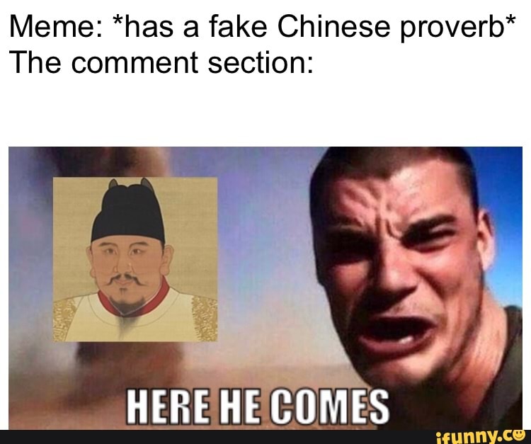 Chinese Proverb Memes