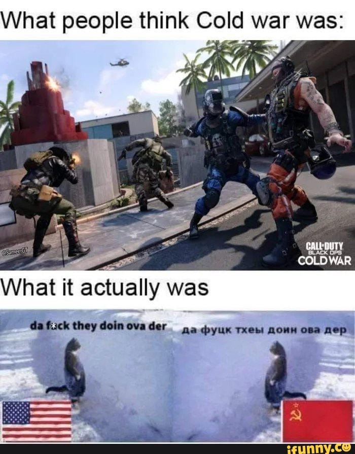 The Cold War was like - What people think Cold war was: What it ...